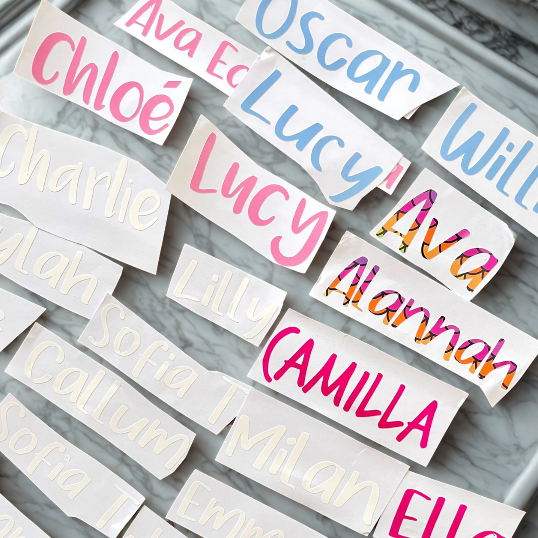 Custom Name Decal Labels – Sticker Made